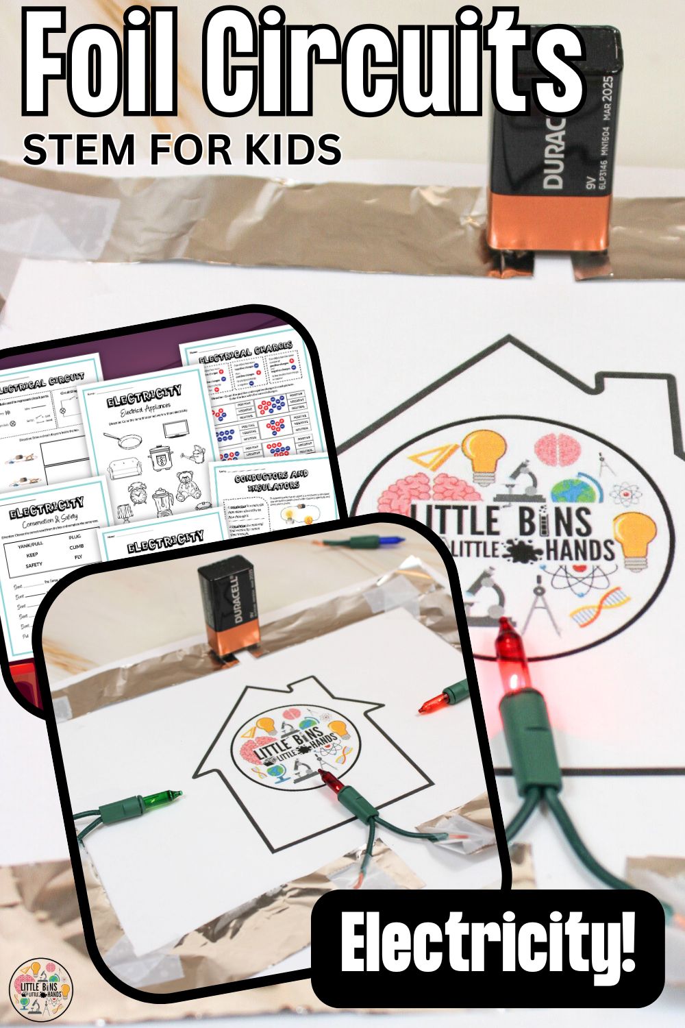 Simple Aluminum Foil Circuit for Kids