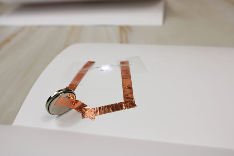 Paper Circuit Card for Kids (STEM Electricity)