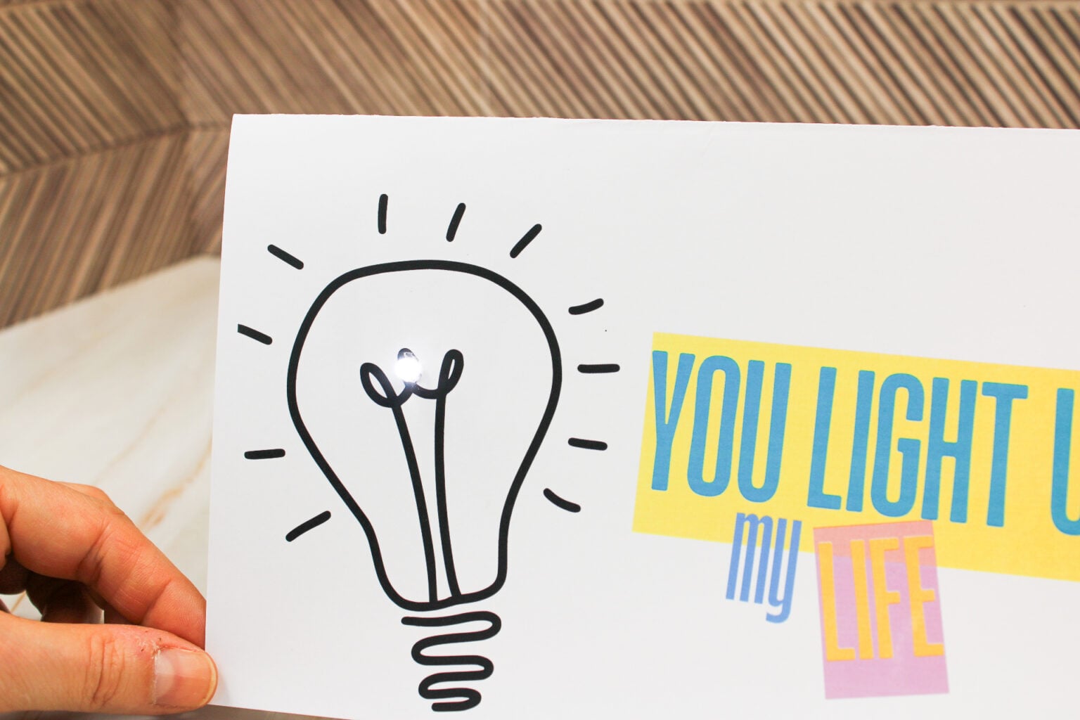 Paper Circuit Card for Kids (STEM Electricity)