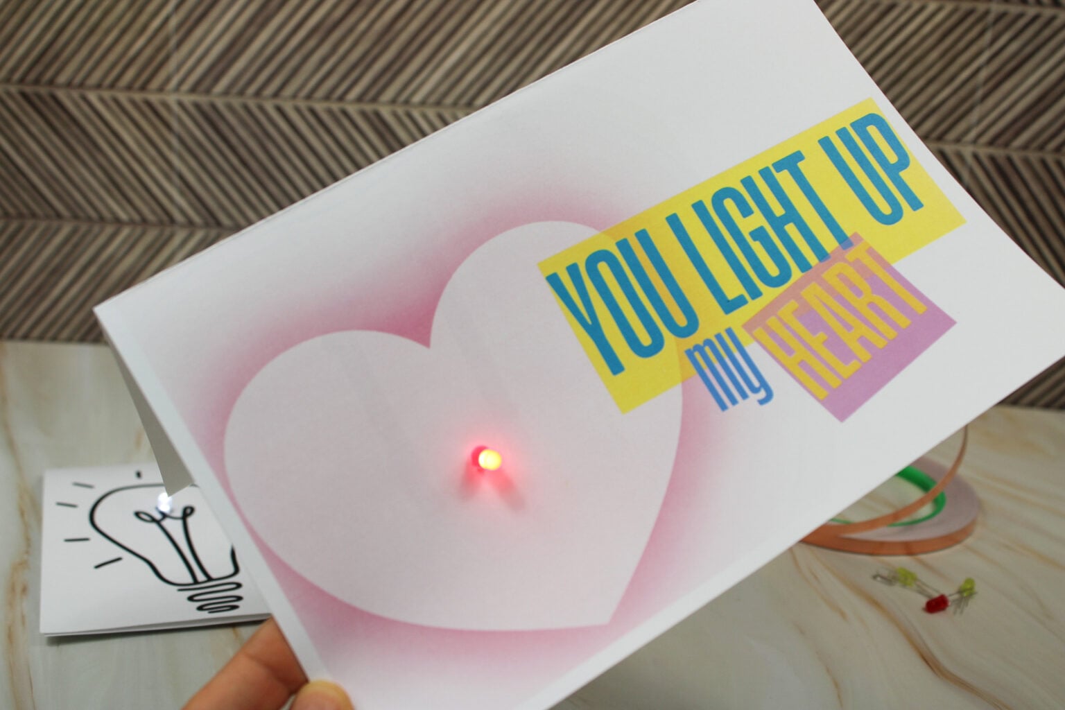 Paper Circuit Card for Kids (STEM Electricity)