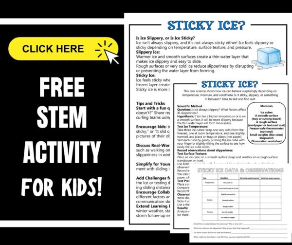 Sticky Ice Experiment (Is Ice Always Slippery?)