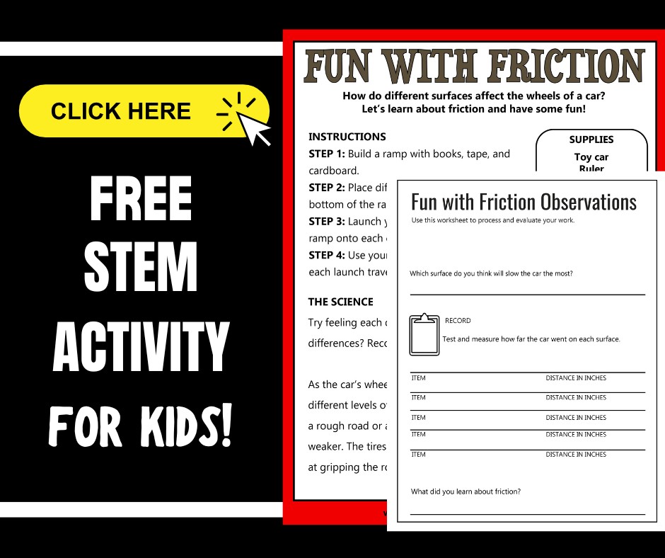 Friction Science Experiment - Little Bins for Little Hands