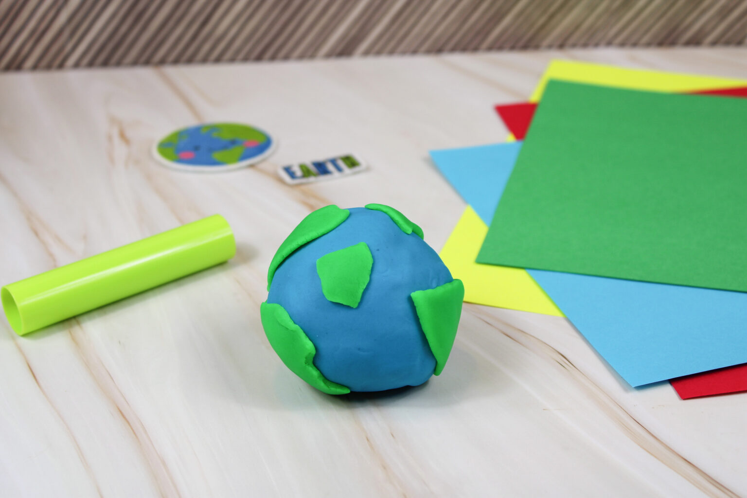 Playdough Layers of the Earth Model for Kids