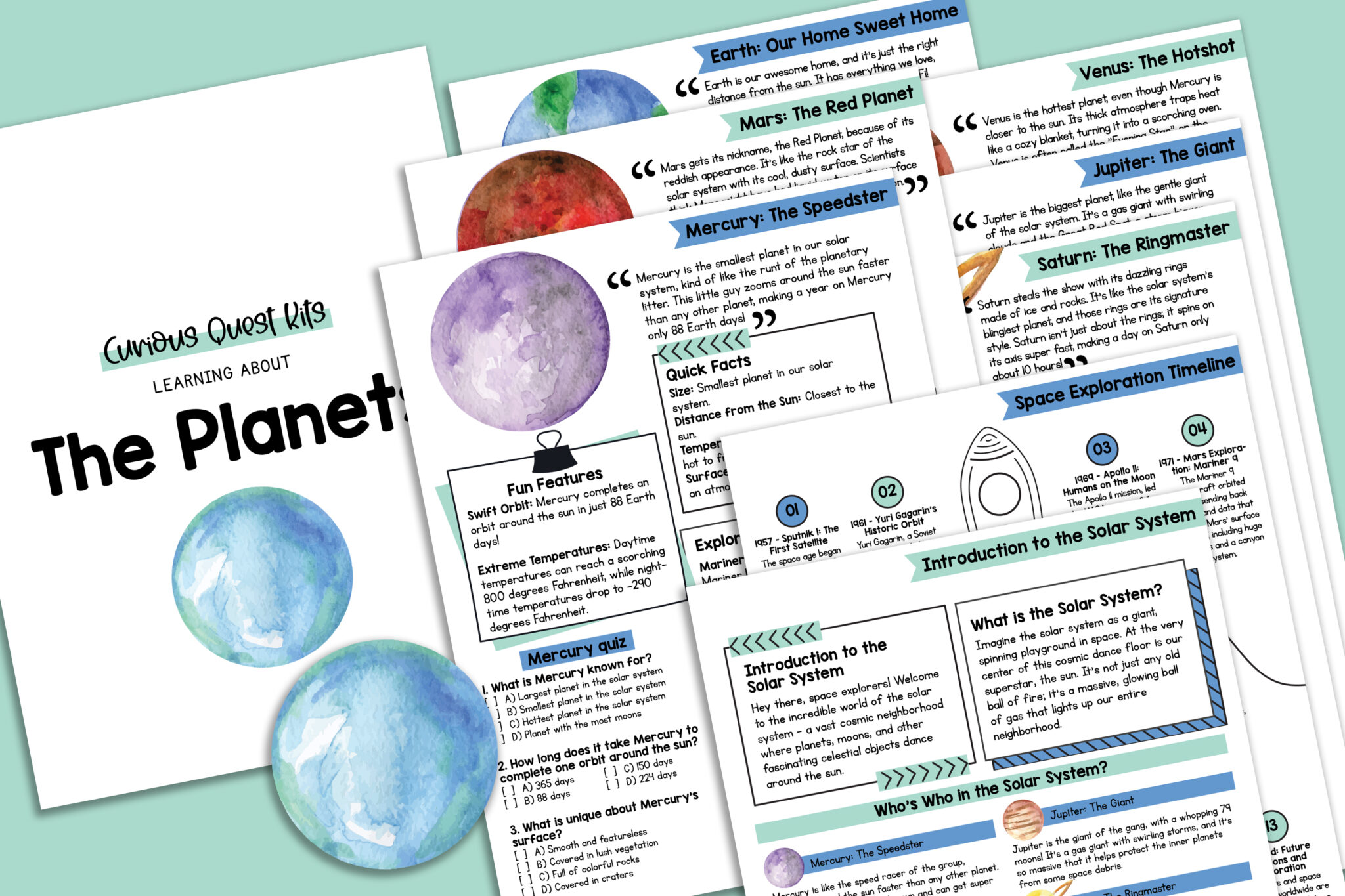 Planets of the Solar System For Kids - Little Bins for Little Hands