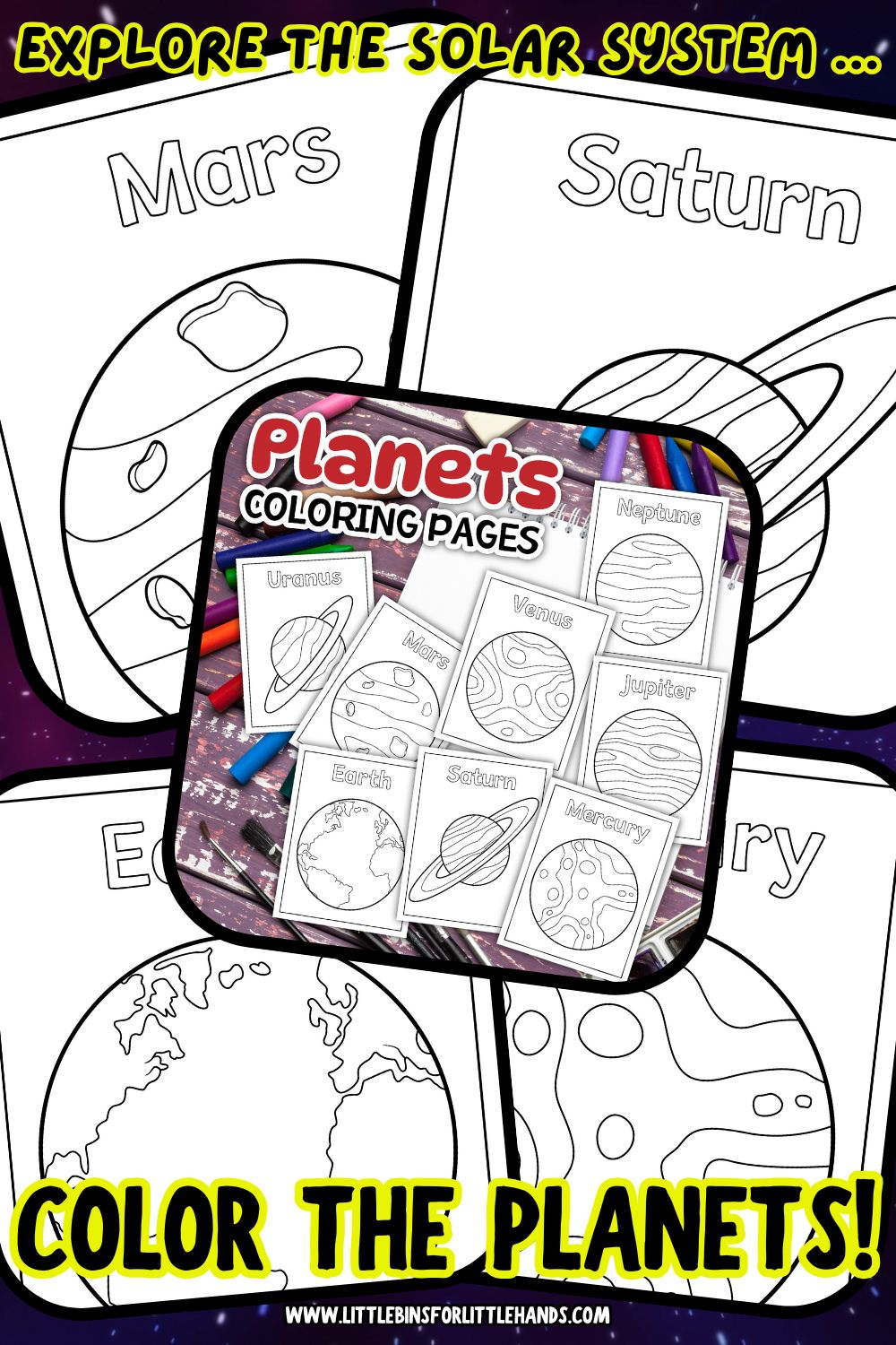 Free Solar System Coloring Pages for Kids