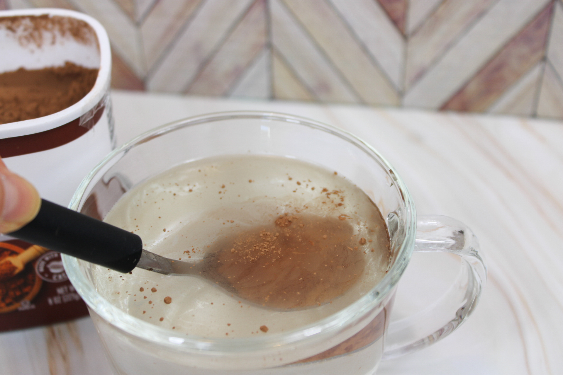 Cocoa Hydrophobia Experiment - Little Bins for Little Hands