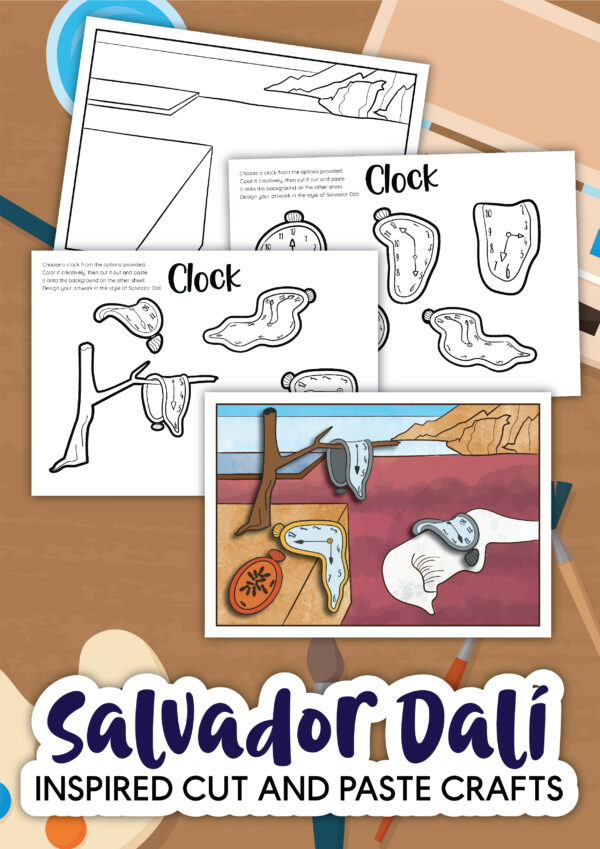 Salvador Dali Clock Craft and Art Activity