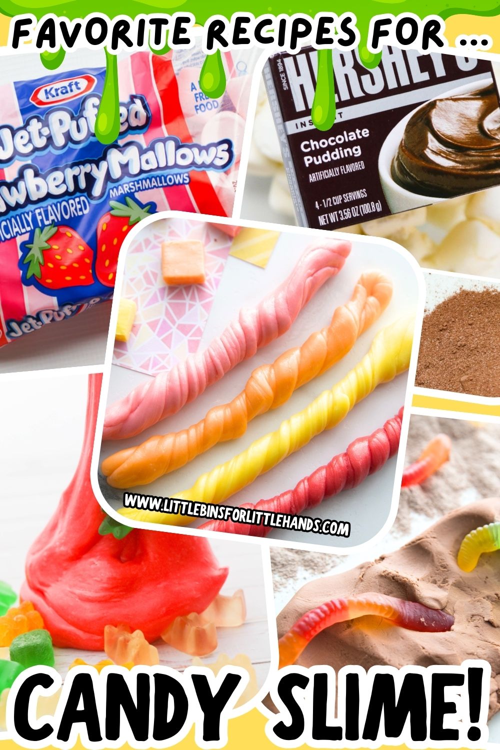 Candy Slime Recipes for KIds