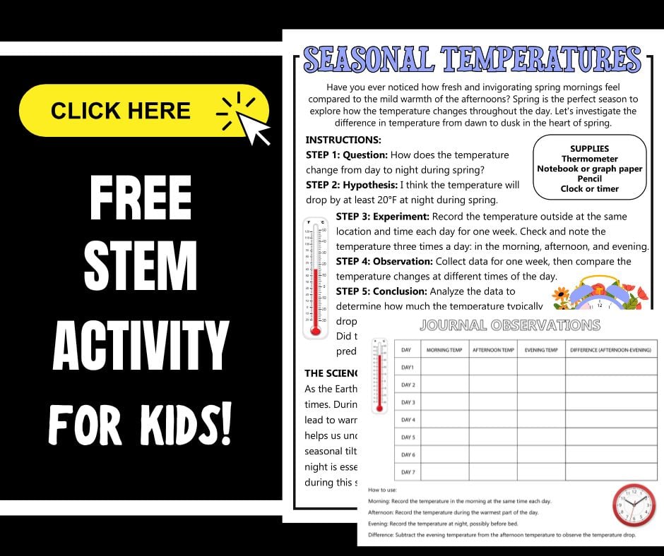 Spring Weather Science Experiments
