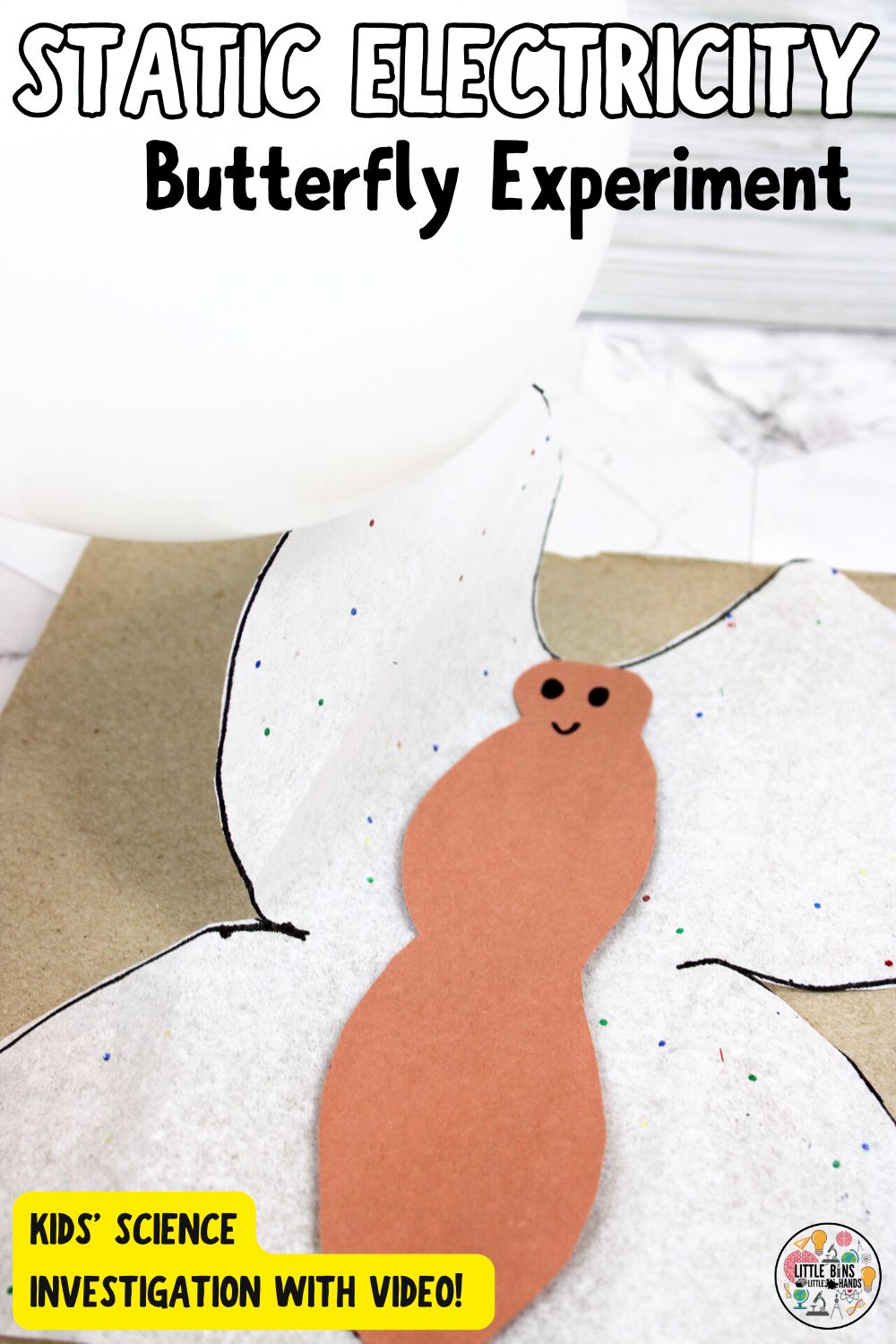 Static Electricity Butterfly Experiment