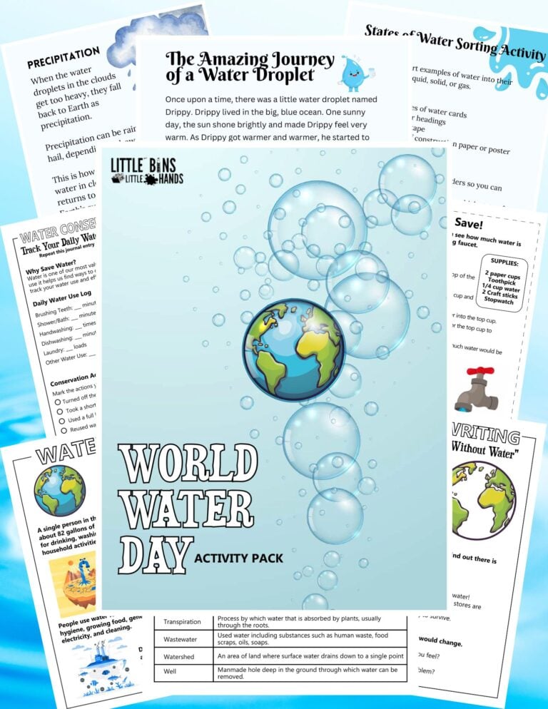 Water Conservation Activities for Kids
