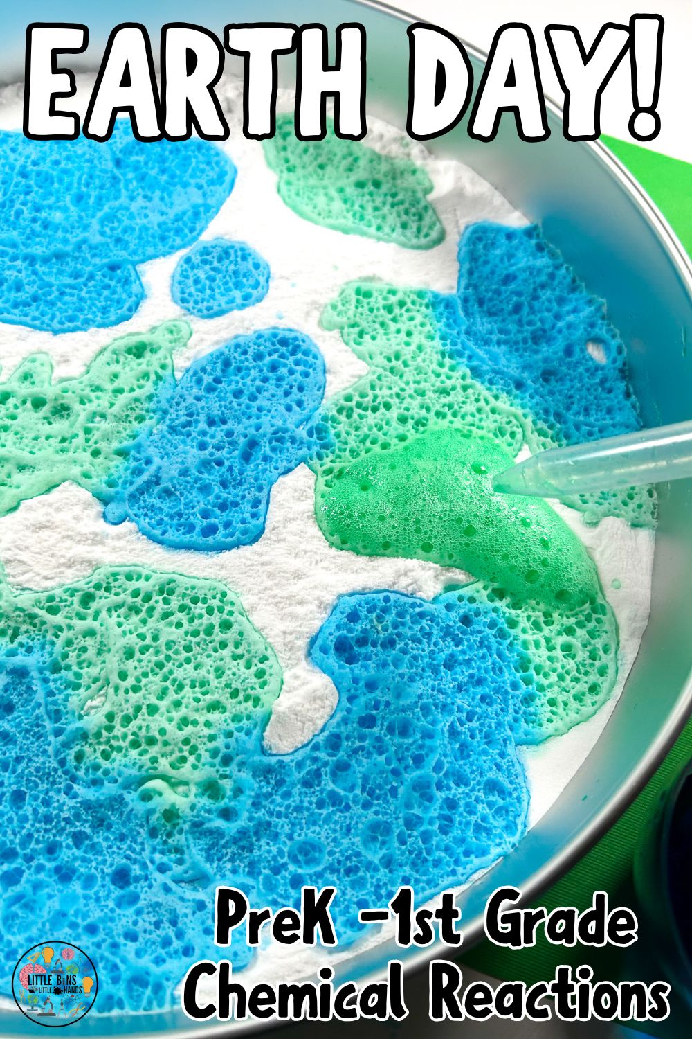 Earth Day Baking Soda and Vinegar Science Experiment