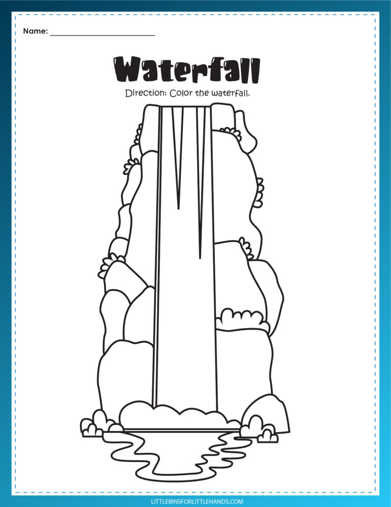 Bodies of Water Names for Kids (Free Printable)