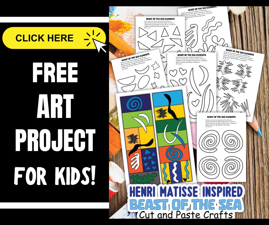 Matisse Art Project for Kids (Free Printable)