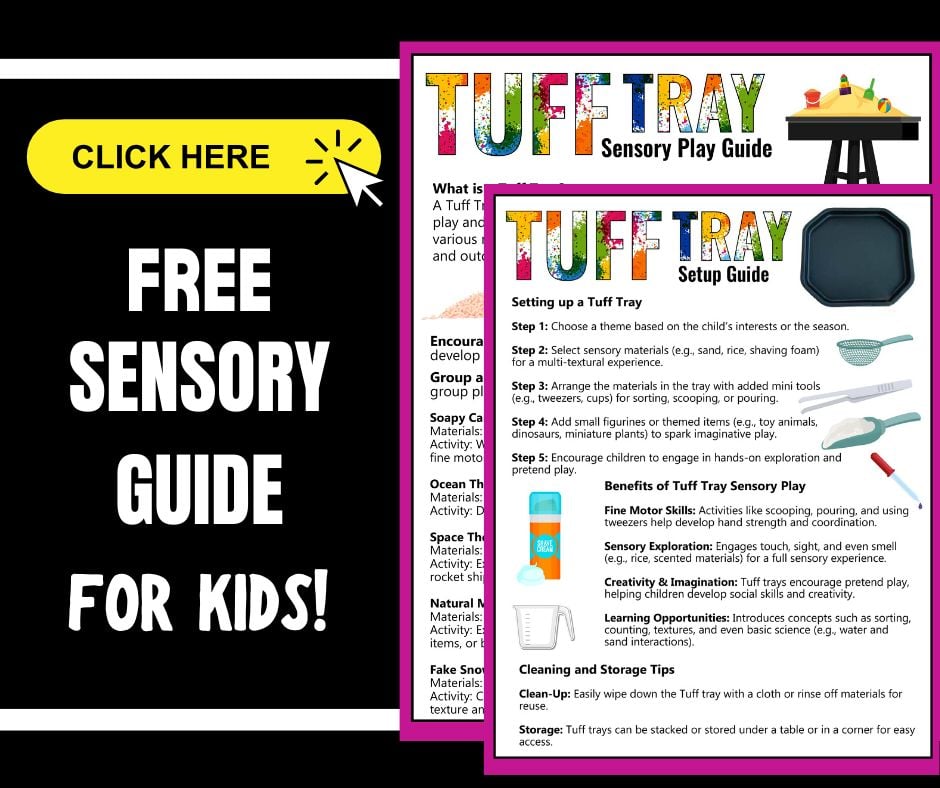 Tuff Tray Sensory Play Ideas for Kids: Fun Themes & Activities