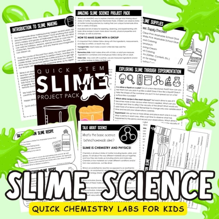 How to Make Liquid Starch Slime - Little Bins for Little Hands