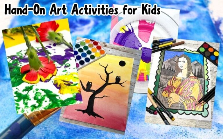 Easy Art Activities for Kids (Preschool–Elementary Projects)