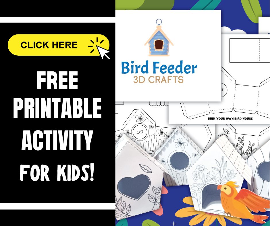 Build a Birdhouse Craft (Free 3D Printable Template)