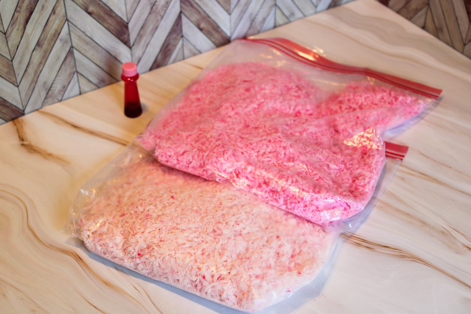 Taste Safe Coconut Sensory Bin for Toddlers and Preschool