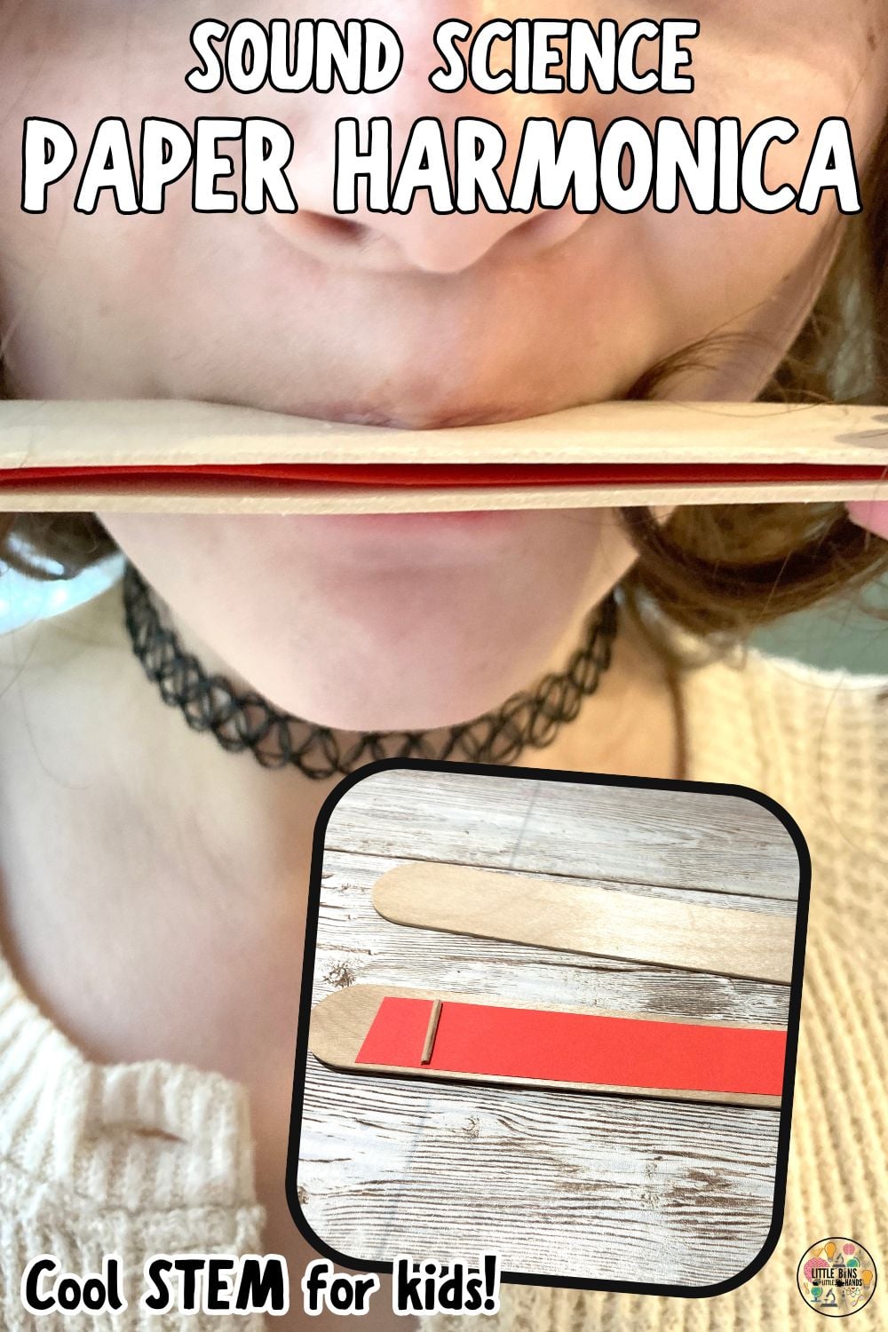 How to Make a Popsicle Stick Harmonica (STEM Sound Activity)
