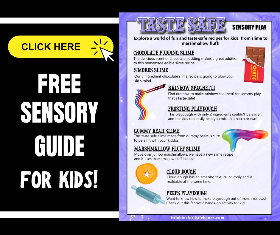 Taste Safe Sensory Play Ideas for Toddlers and Preschoolers