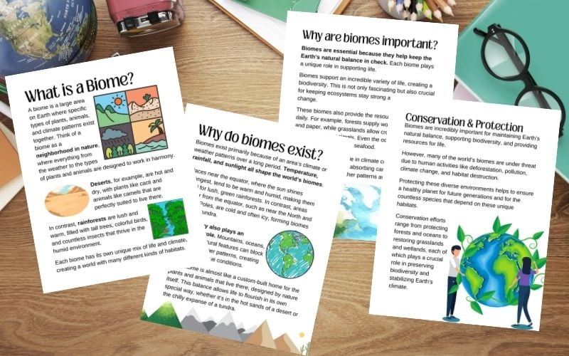 Biomes for Kids: Worksheets & Fun Activities