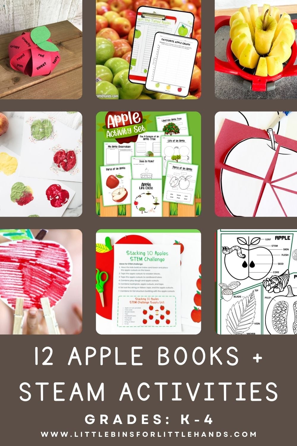 13 Apple Books with STEAM Activities for Kids