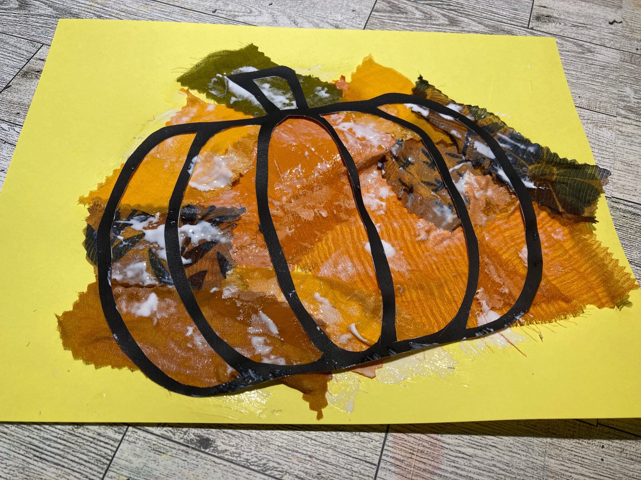 Fall Process Art for Kids: Apple, Pumpkin, and Leaf Projects