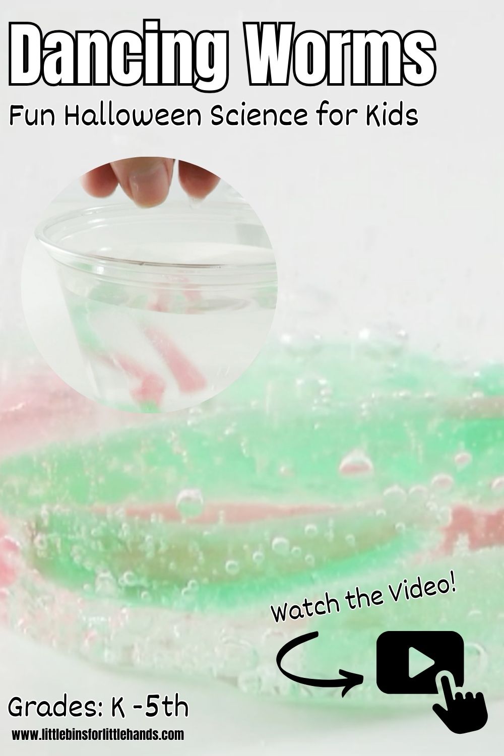 Dancing Gummy Worms | Easy Halloween Science Experiment