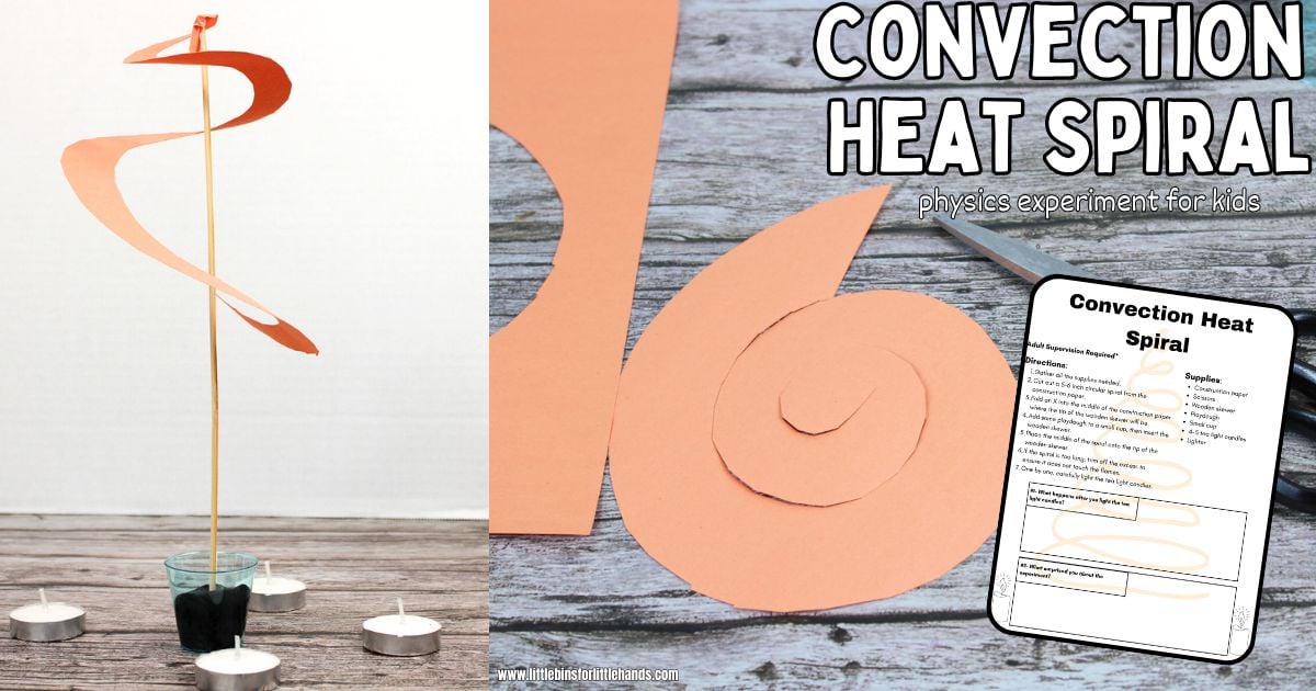 Convection Heat Spiral Experiment | Heat Energy STEM