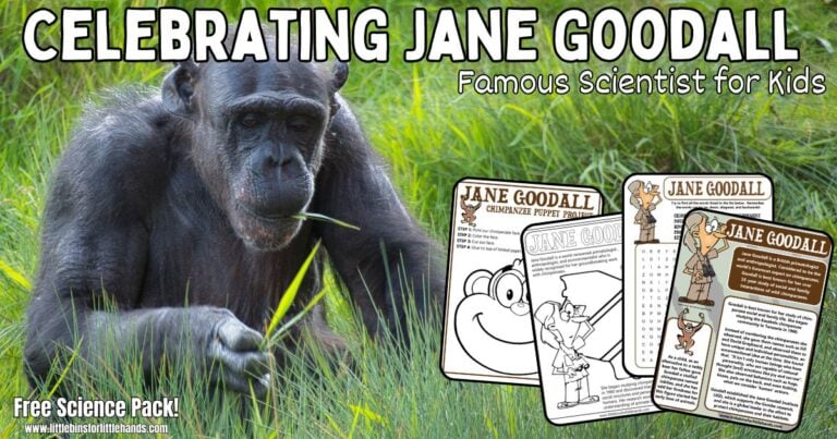 Jane Goodall Activities for Kids | Mini Science Pack