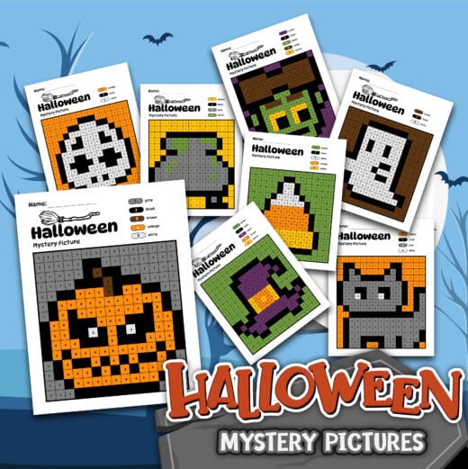 Free Halloween Mystery Pictures Printable Pack