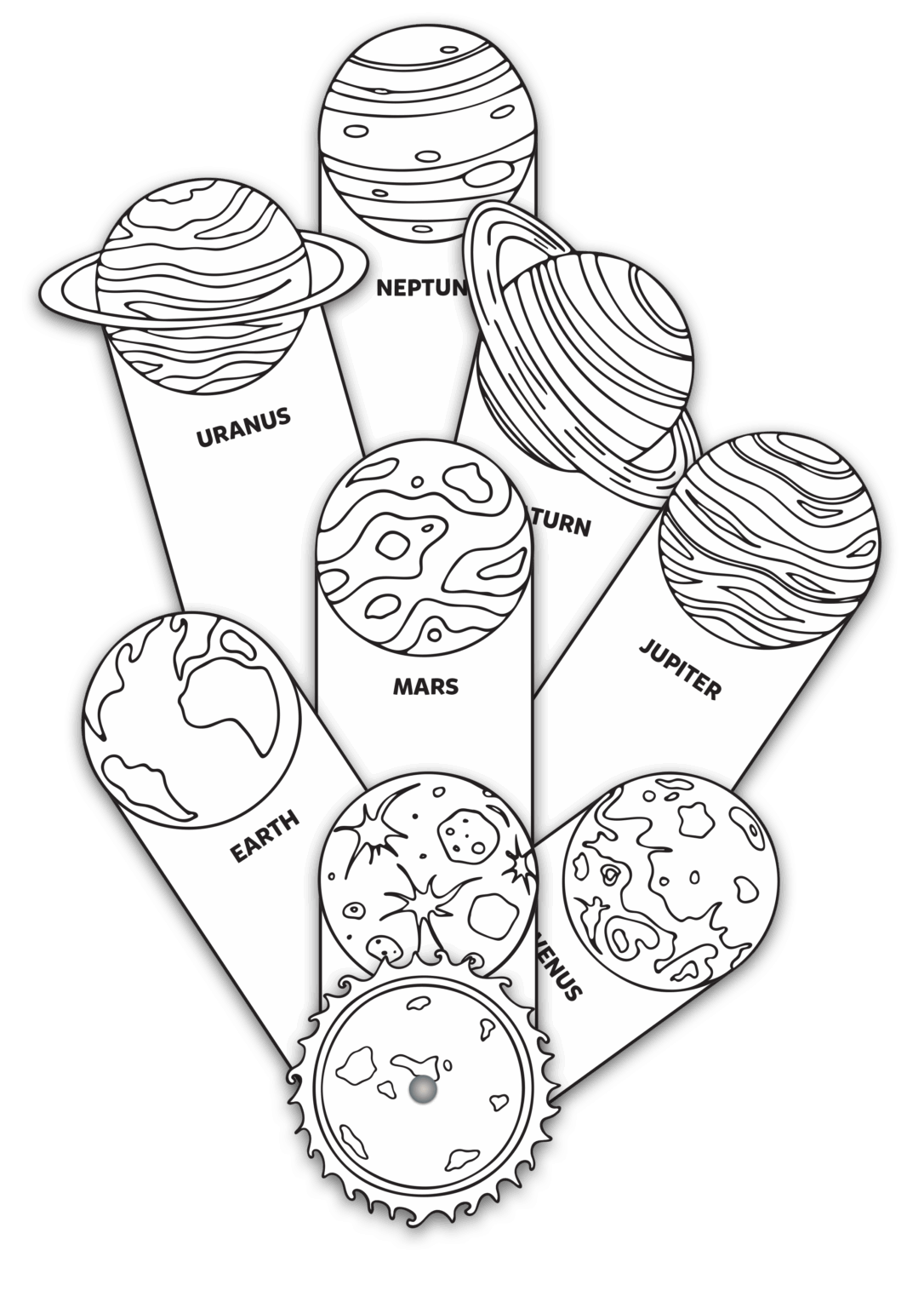 Free Planets Fold-Out Book | Hands-On Solar System Printable
