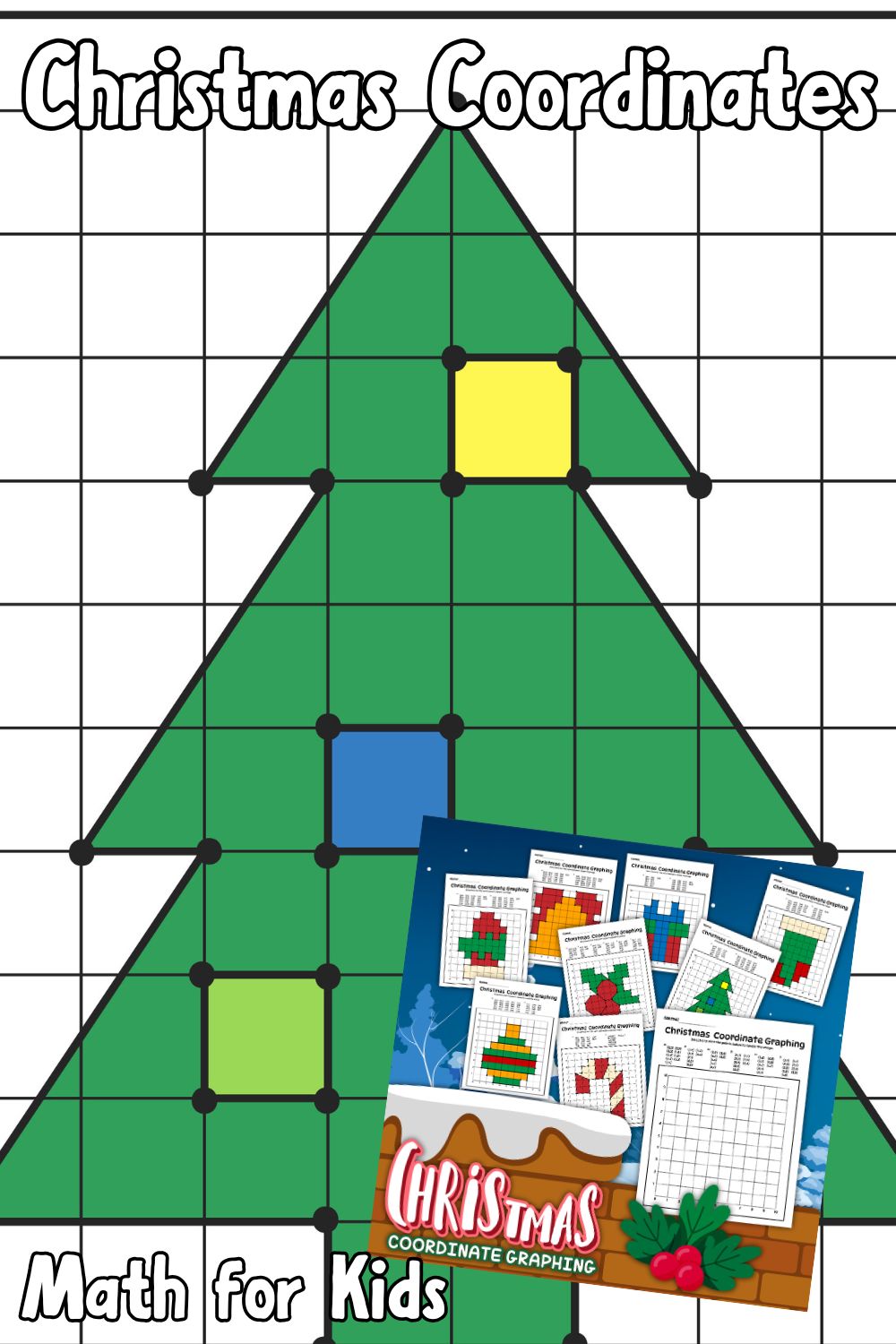 Christmas Coordinate Graphing Worksheets (Free Printable)