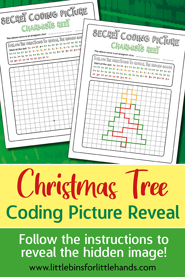 Christmas Secret Coding Pictures (Free Coding Worksheets)