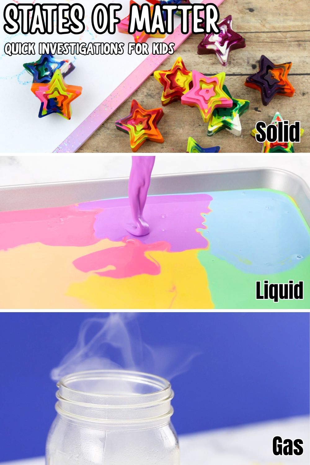 States of Matter for Kids (Free Worksheets & Easy Experiments)