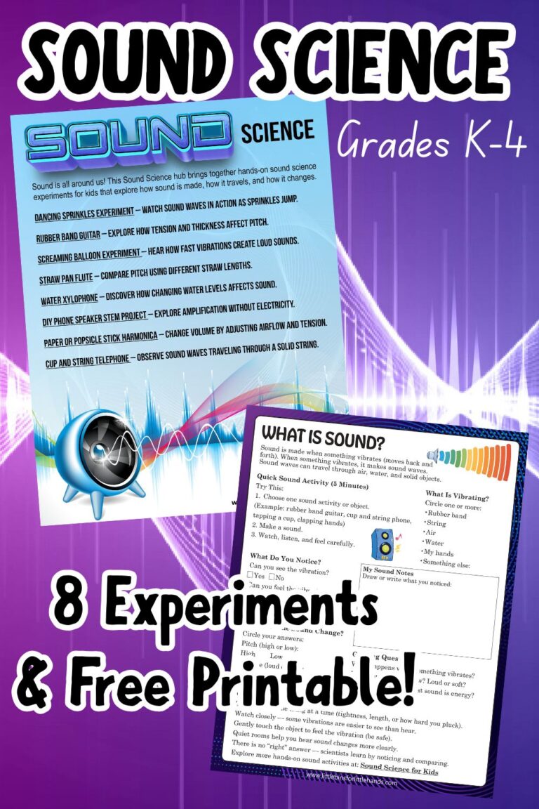 Sound and Vibrations Experiments for Kids (Easy Sound Science)