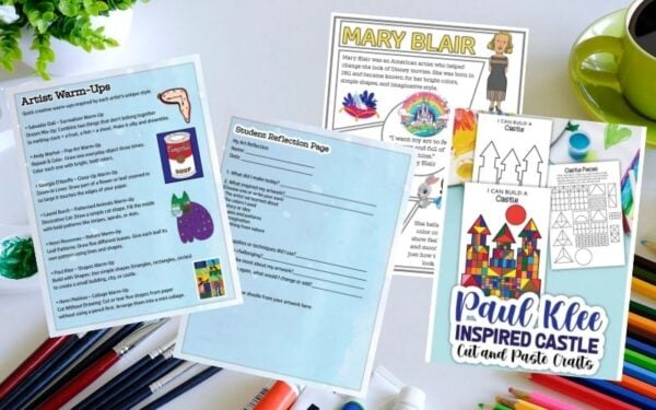 Famous Artists for Kids: Easy Print-and-Go Art Projects (K–4)