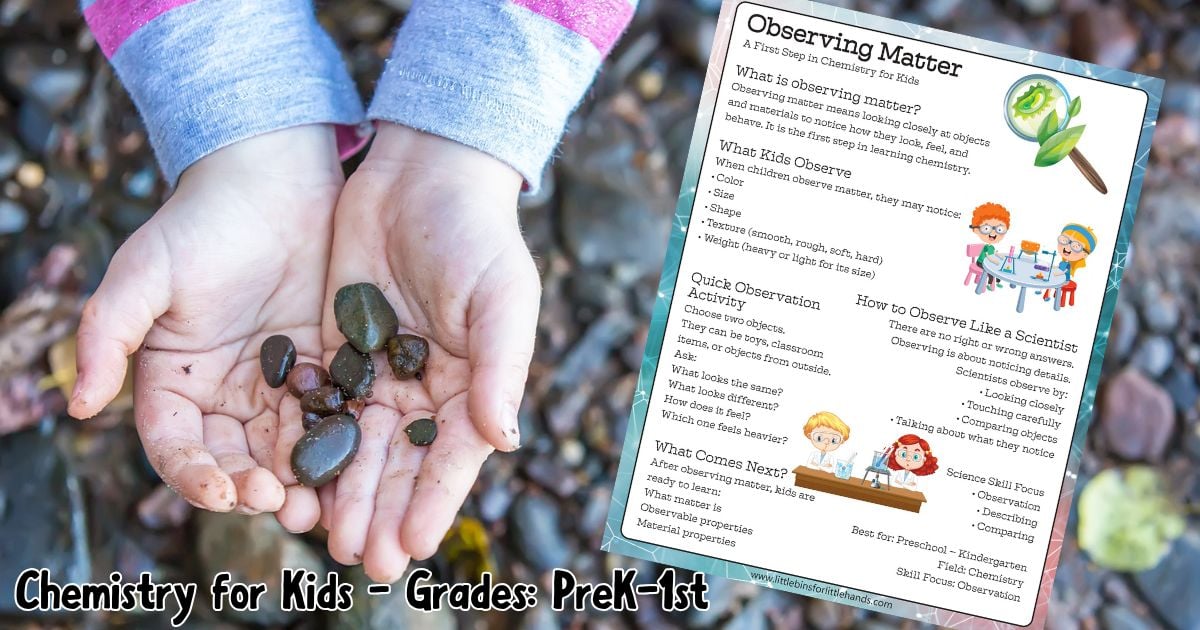 Observing Matter for Kids: Simple Science for Young Learners