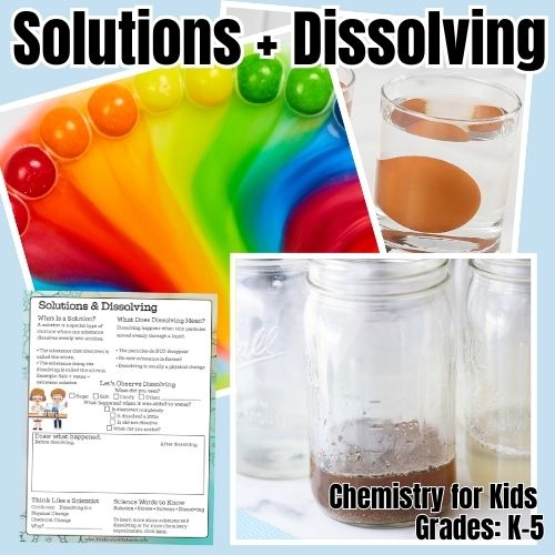 Solutions and Dissolving for Kids | Easy Chemistry Experiments