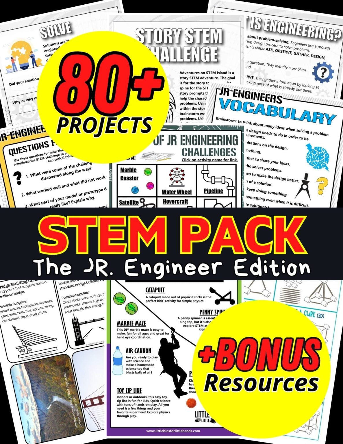 Rainbow Bridge STEM Challenge - Bridge Building Activity for Kids