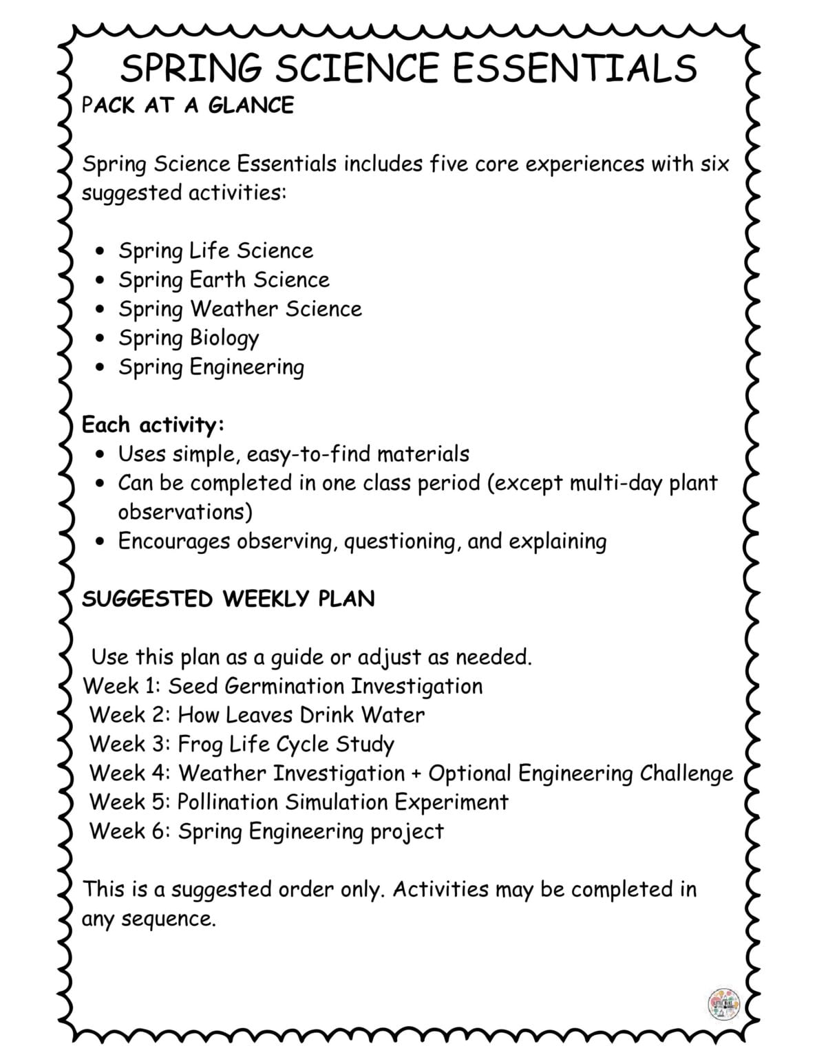 Spring Science Activities for Kids (Ready-to-Use Lessons & Printables)