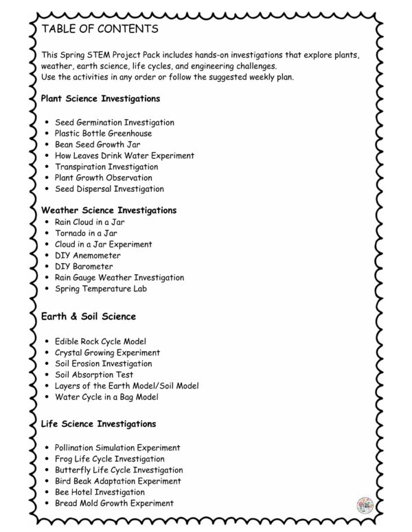 Spring Science Activities for Kids (Ready-to-Use Lessons & Printables)