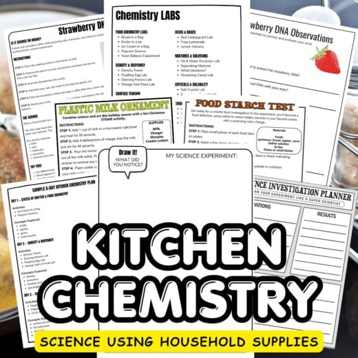 Kitchen Chemistry Experiments for Kids (Easy Science Activities)