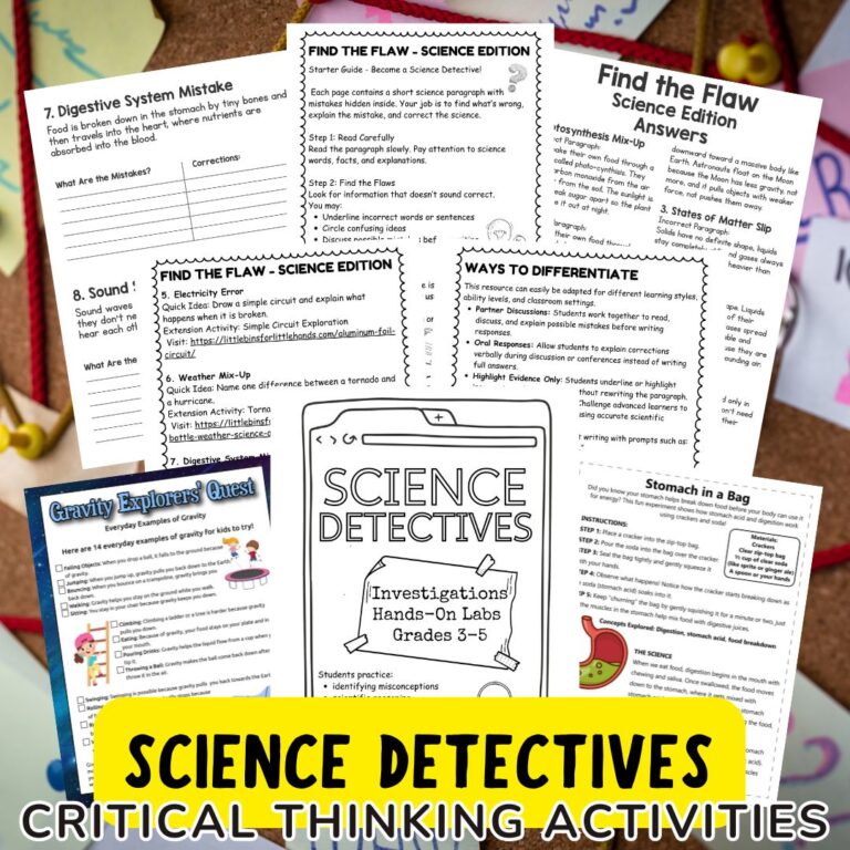 10 Common Science Misconceptions Kids Believe (+ Easy STEM Investigations)