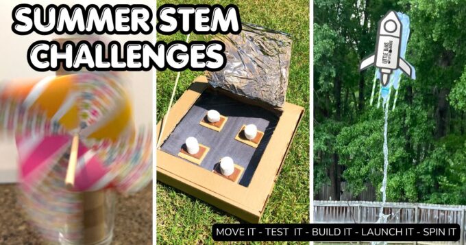 Summer STEM Activities for Kids (Challenges, Projects & STEM Ideas)